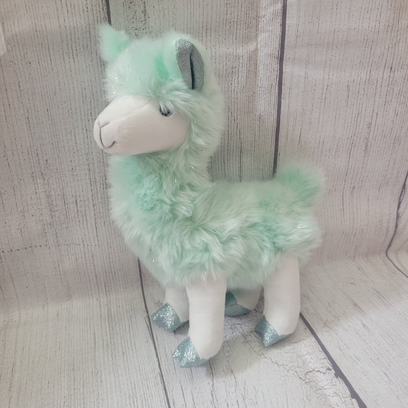 FAO Schwarz | Toys | Fao Schwarz Llama Plush Green Sparkly Glitter ...